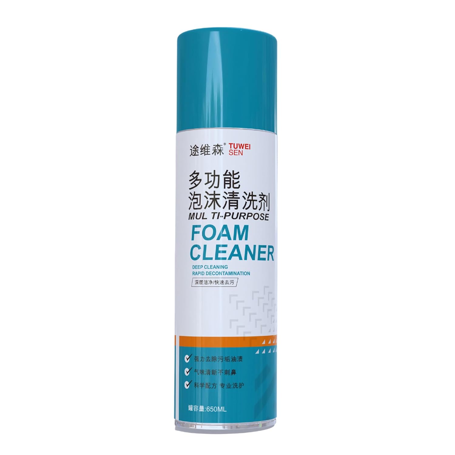 Multipurpose Foam Cleaner Spray (650ml) – TurtleCart®️