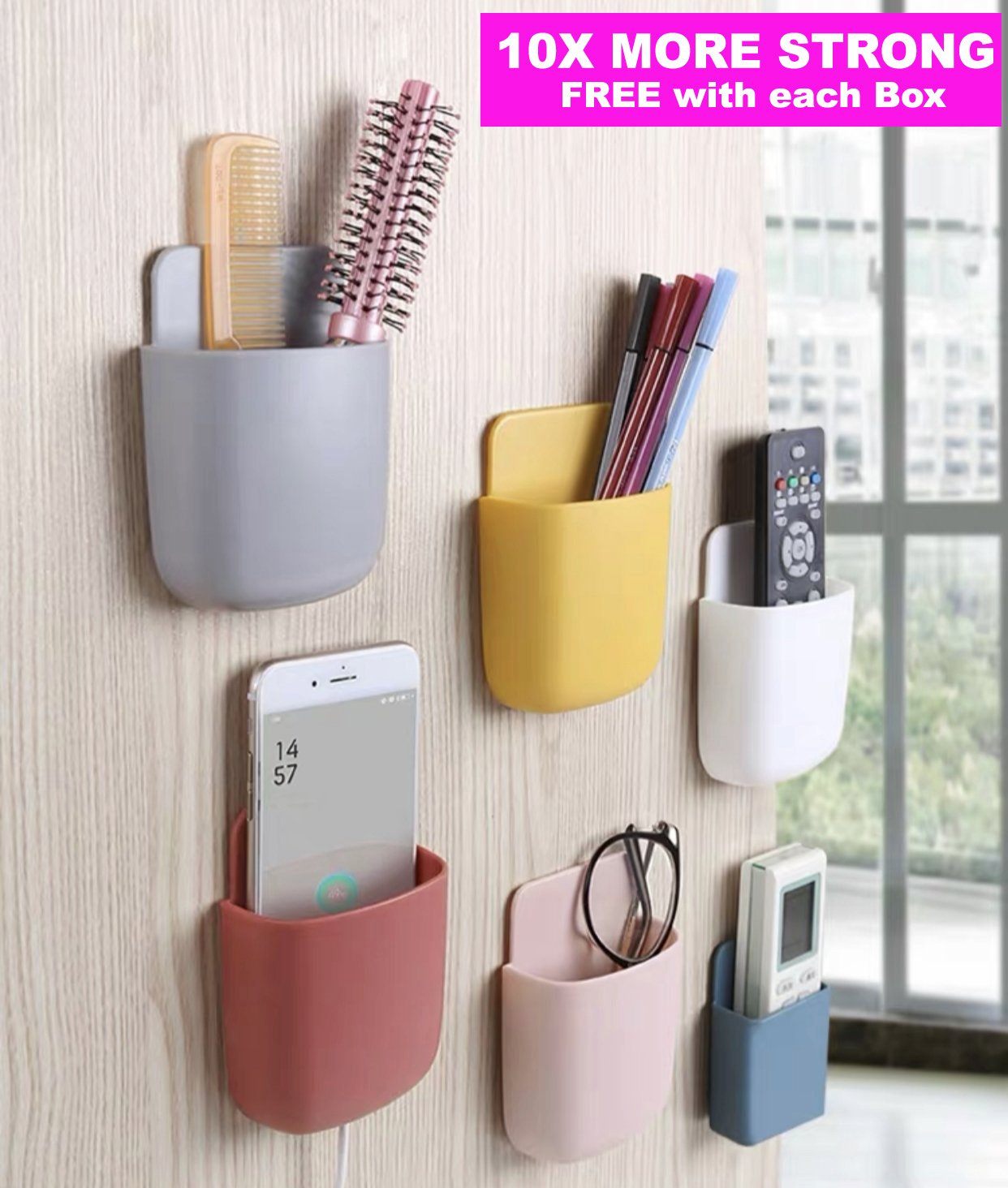 Multipurpose Wall Mounted Stand ( Pack of 4 ) – TurtleCart®️